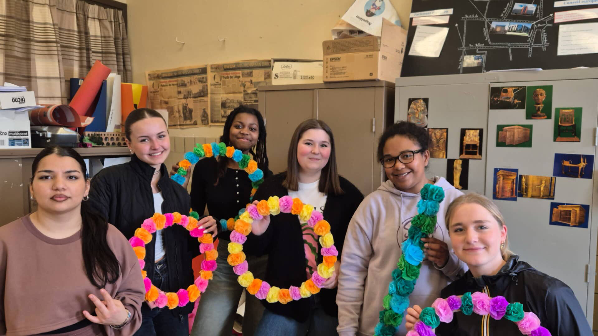 Fête scolaire : préparatifs - Athénée Royal de Waimes